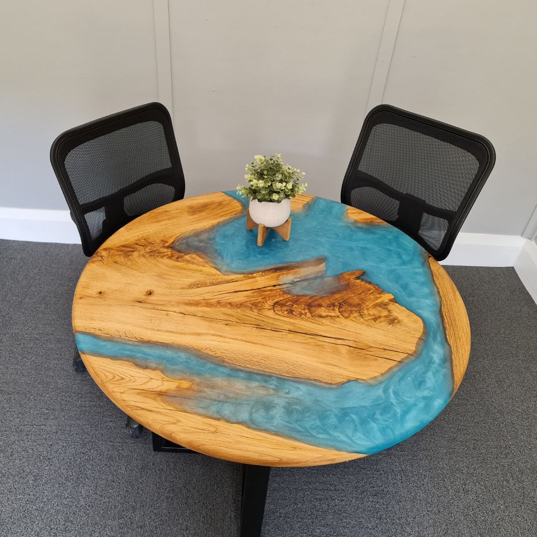 Round Meeting Table - JEB Woodworking